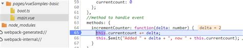 how to debug vue js sfc single file component in vscode with typescript and webpack 4
