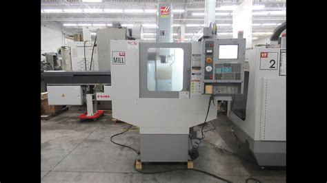 Haas Mini Mill With Station Carousel High Speed Machining Riser