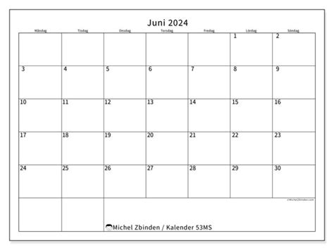 Kalender Juni 2024 53 Michel Zbinden SV