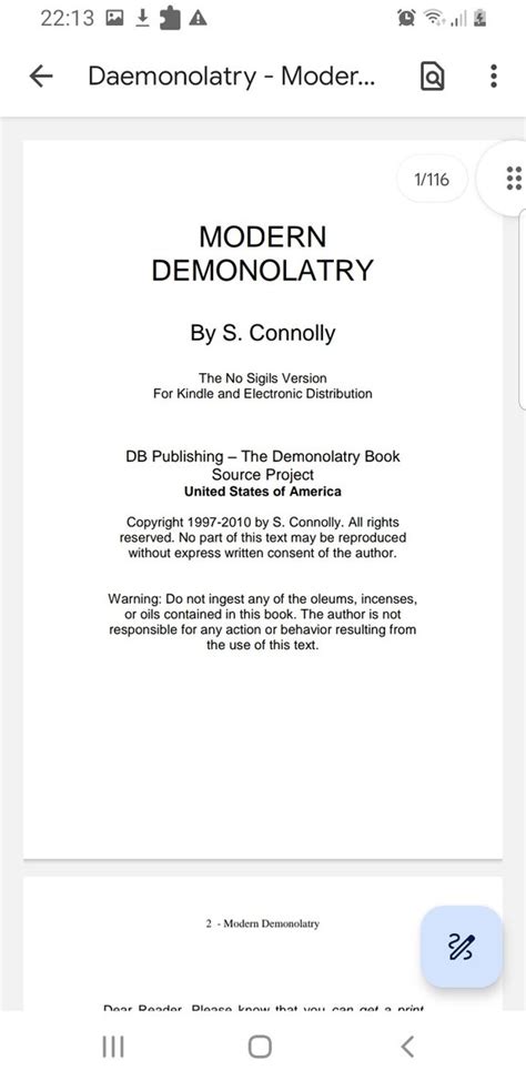 Papers Of Demonolatry Ebookz Magic Book