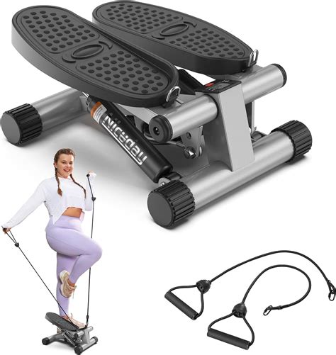 Niceday Steppers For Exercise Stair Stepper With Resistance Bands