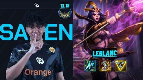 Kc Saken Leblanc Vs Mad Nisqy Tristana Mid Euw Challenger Patch