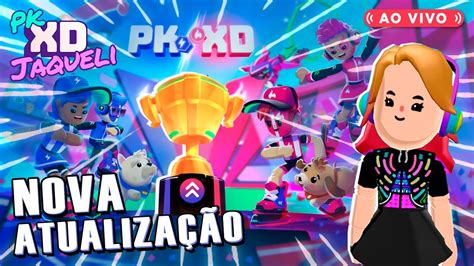 JOGANDO na NOVA ATUALIZAÇÃO do PK XD Ao Vivo Domingo às 16h YouTube