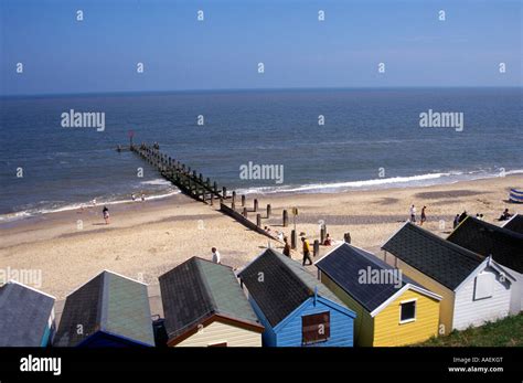 Beach Huts Southwold Suffolk England United Kingdom Stock Photo Alamy