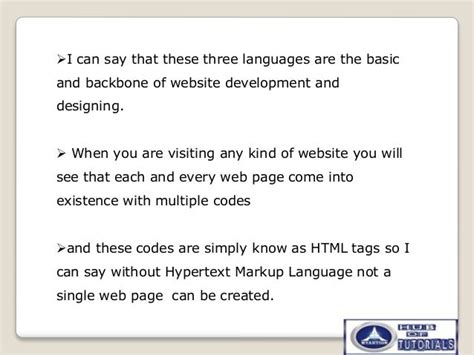 hypertext markup language html