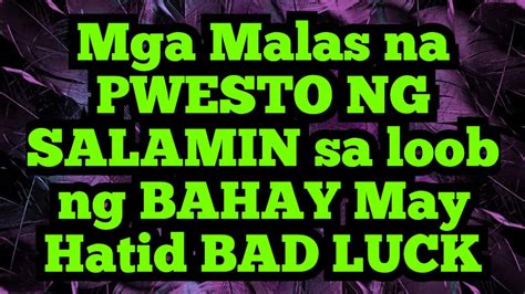 Malas Na Pwesto Ng Salamin Sa Loob Ng Bahay Na May Hatid Bad Luck