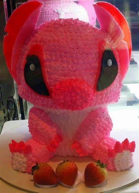 Pink Stitch Angel Cake By Atomikjen On Deviantart Artofit