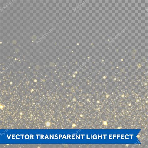 Vector oro brillo partículas de fondo Textura de estrella brillante