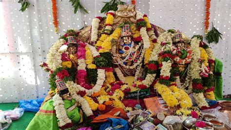 Seetharama Kalyananm Sri Rama Navami Anjaneya Swamy Temple Youtube