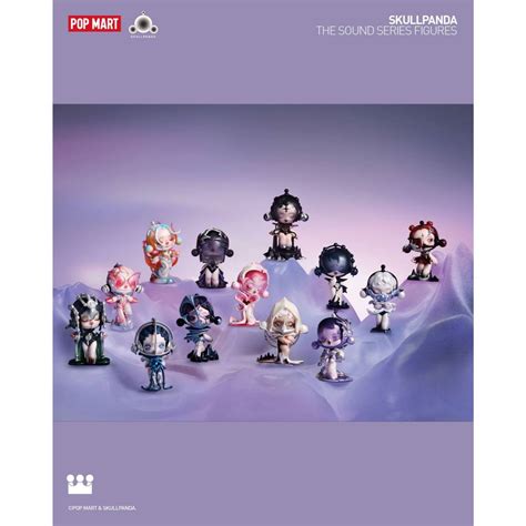 POP MART 泡泡瑪特 SKULLPANDA聲音系列 sp 新品 熱款 盲盒 盒玩 金屬漆 確認款 一中盒 蝦皮購物