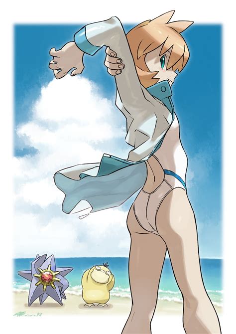 Misty Psyduck And Starmie Pokemon And 2 More Drawn By Donnpati