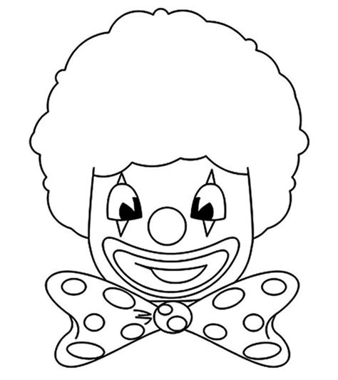 Payaso Divertido Para Colorear Imprimir E Dibujar Coloringonly
