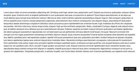 DrawerAppBar Demo Material UI Codesandbox