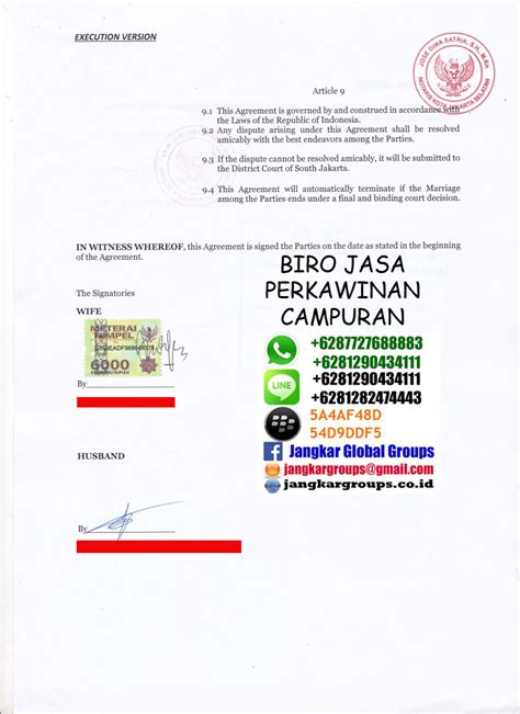 Detail Contoh Surat Perjanjian Pra Nikah Dengan Wna Koleksi Nomer 5