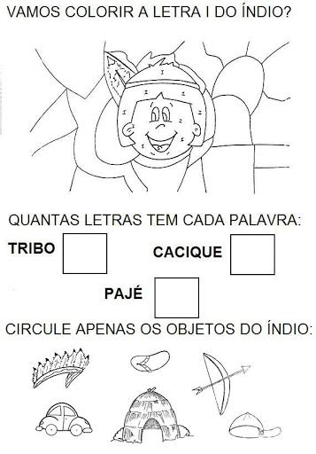 40 Atividades Para o Dia do Índio Cantinho Alternativo