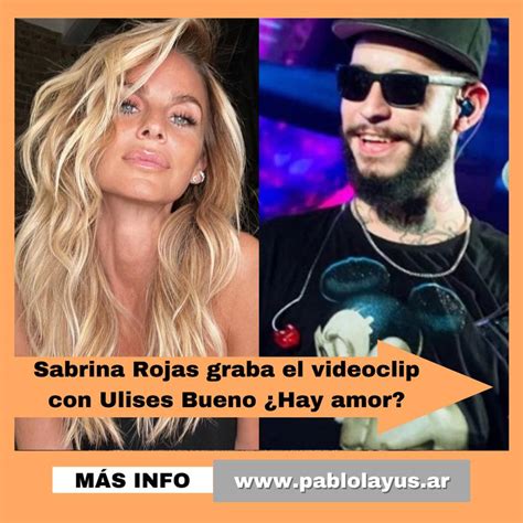 Sabrina Rojas graba con Ulises Bueno Hay amor Pablo Layús