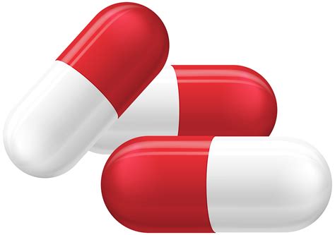 Pill Capsule Clipart Vector Drug Capsule And Pill Illustration Clip