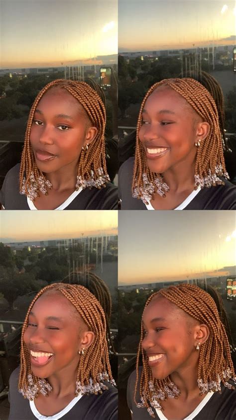 Easy Trendy Hairstyle For Short Shaggy Hairs In 2023 Short Box Braids