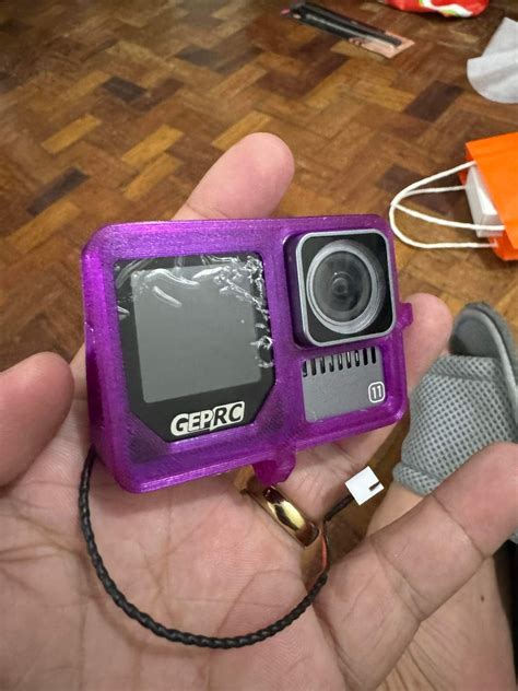 STL File Geprc Naked Gopro 9 10 11 FPV Dual Mount Model To