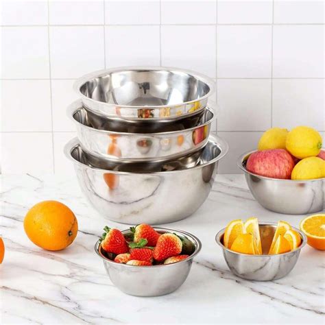 Juego De Tazones De Acero Inoxidable Para Mezclar COOK WITH COLOR