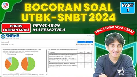 Bocoran Soal Utbk Snbt Penalaran Matematika Resmi Dari Snpmb