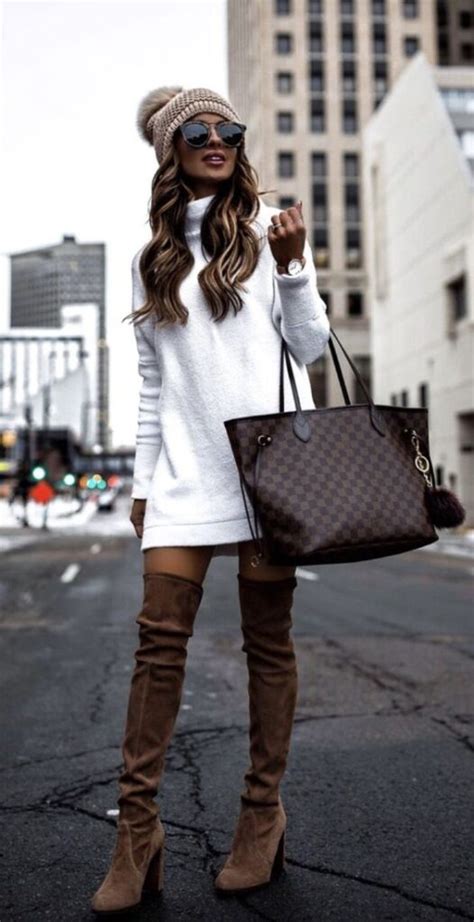 Guía de estilo cómo llevar las botas sobre la rodilla Effortless Chic