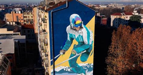 Il Murales Dello Sport Senza Limiti A Milano Nella Zona Dell Ex Scalo