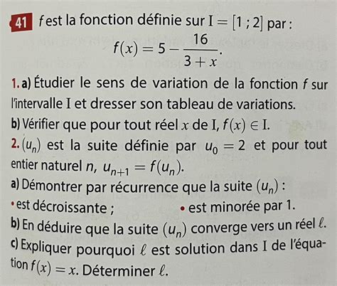Bonjour Je Ne Comprends Pas Lexercice Jai Besoin De Votre Aide