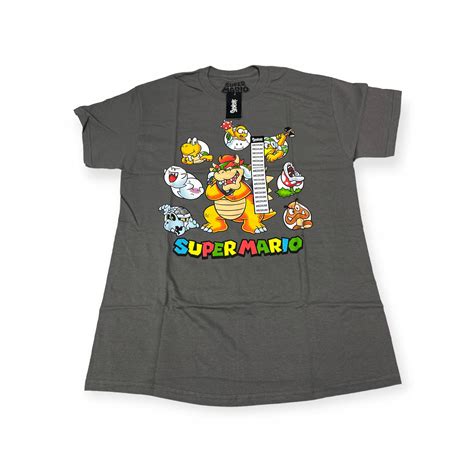 Koszulka Super Mario Szara Meska Niska Cena Na Allegro Pl