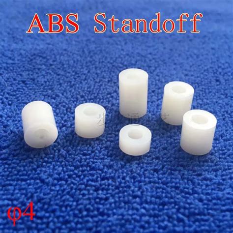 M4 ABS Rround Spacer Standoff Plastic Standoff White Nylon Non Threaded