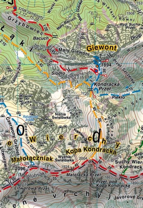 TATRY POLSKIE MAPA SKŁADANA LAMINOWANA COMPASS
