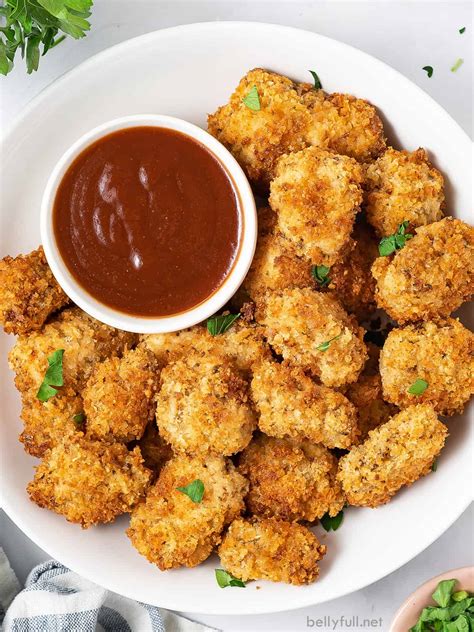 Homemade Air Fryer Chicken Nuggets Belly Full