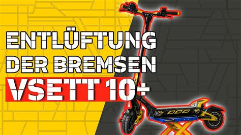 Anleitung Wie werden hydraulische Bremsen beim E Scooter entlüftet