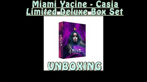 MIAMI YACINE CASIA Limited Deluxe Box Set UNBOXING YouTube