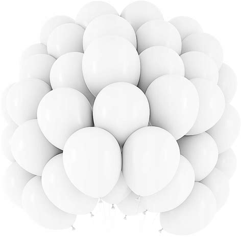 Balony Białe Pastelowe Piękne Matowe Ślub Wesele Komunia Chrzest 100szt