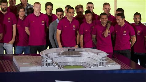 El Barça descubre la maqueta del nuevo Camp Nou previsto para 2021 22