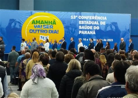 Representantes da Saúde de Entre Rios do Oeste participaram da XII