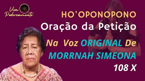 Ho Oponopono Morrnah Simeona Ora O Da Peti O Youtube