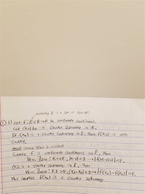 solved prove if a function is uniformly continuous and