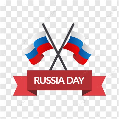 Bandera Del Día De La Independencia De Rusia Vector PNG dibujos Día De