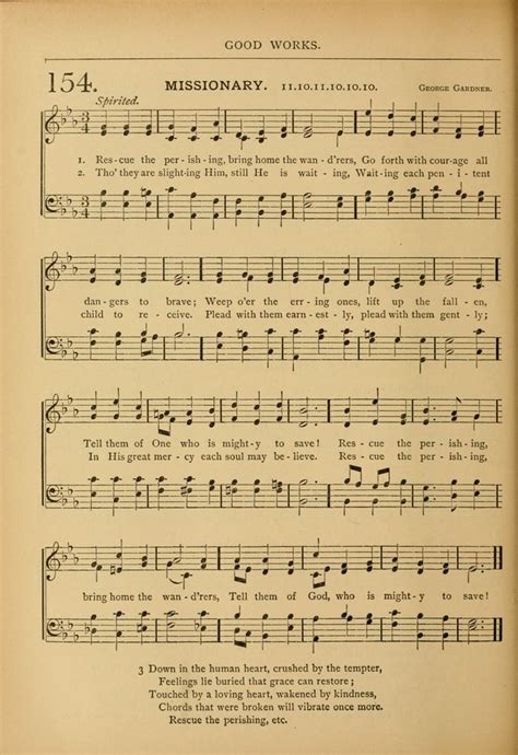 MISSIONARY Gardner Hymnary Org