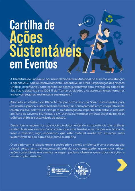 Cartilha de Ações Sustentáveis em Eventos Secretaria Municipal de