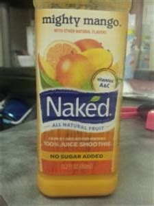 Calories In Naked Juice Juice Smoothie Mighty Mango Ml And