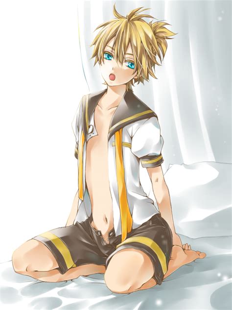 Kagamine Len Vocaloid Drawn By Hakuseki Danbooru