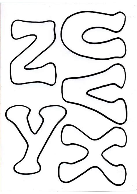 ABC Letras Do Alfabeto Para Imprimir 60 Moldes Do Alfabeto Lindos