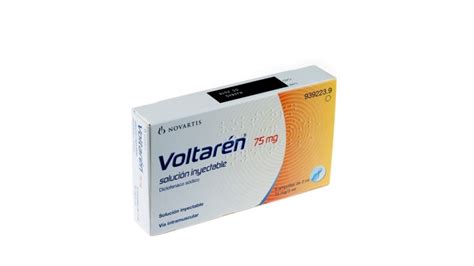 VOLTAREN 75 Mg SOLUCION INYECTABLE 100 Ampollas De 3 Ml