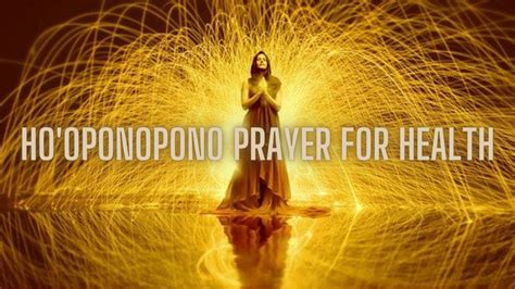 Ho Oponopono Prayer For Health Times Healing Youtube