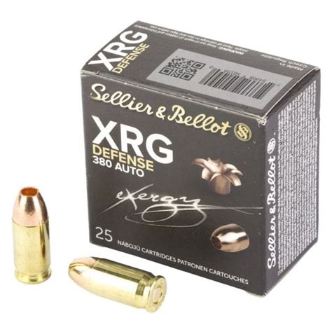 Sellier Bellot Exergy Ammunition Acp Grain Solid Copper Hollow
