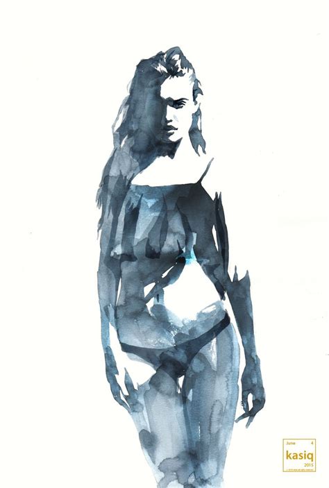 Blaca Padilla On Behance By Jungwoo Kasiq Watercolor Art Face
