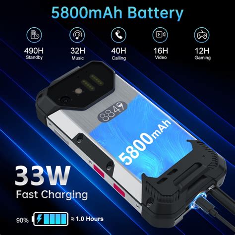 Unihertz Tank Mini 1 8849 12GB 256GB Laser Rangefinder 100MP Camera